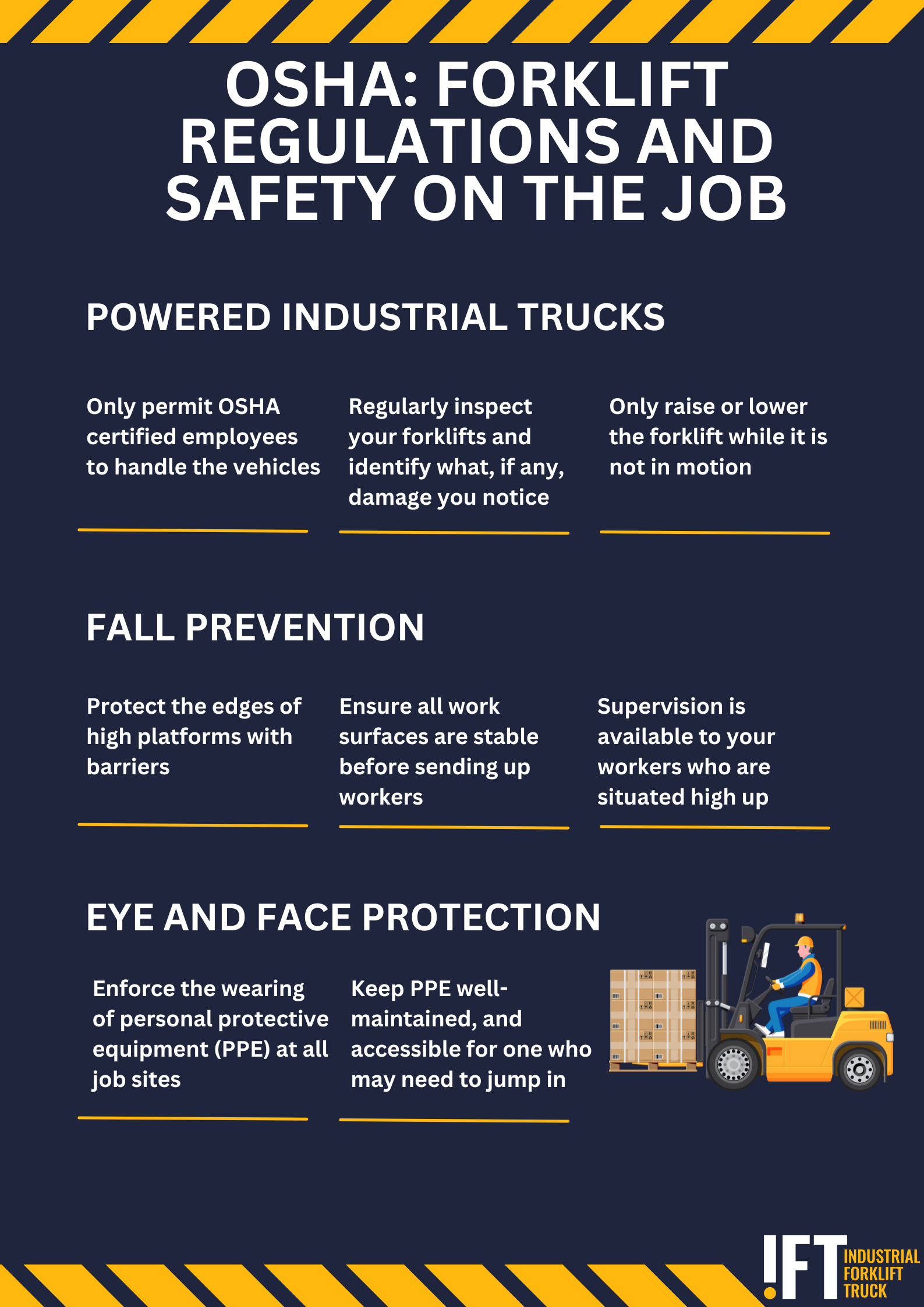 Violations from OSHA: Forklift Regulations and Safety on the Job ...